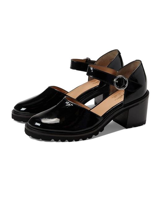 Seychelles Lock Key Wedge Shoes, Leather in Black | Lyst