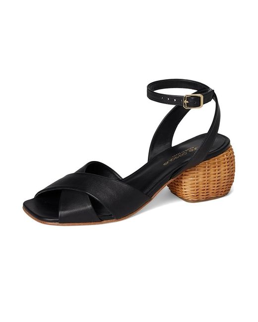 Andre Assous Winona Dress Sandals, Leather in Black | Lyst