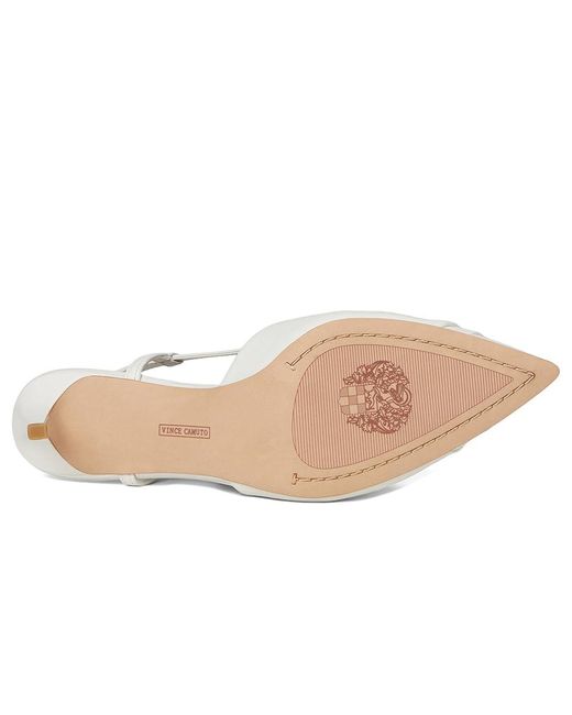 Vince Camuto Kelten Bunched Toe Slingback Pumps High Heels, Leather ...
