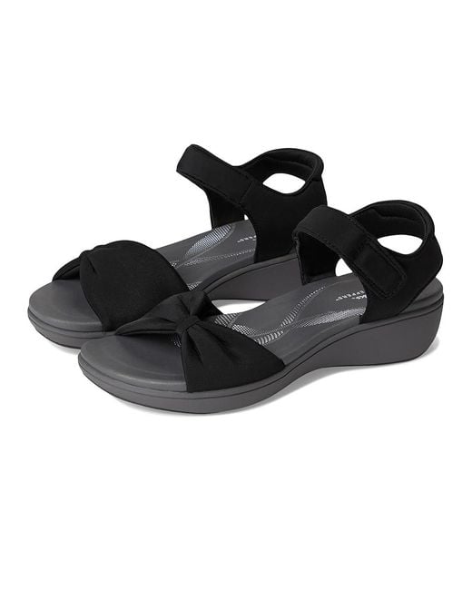 Clarks Breeze Rae Sara Sandals 6 B in Black | Lyst
