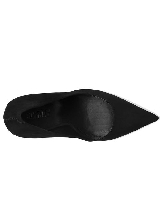 SCHUTZ SHOES Lou Curve High Heels, Leather in Black | Lyst