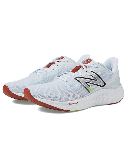New Balance Fresh Foam Arishi V4 Shoes Quartz/Brick 7 4E in White for ...