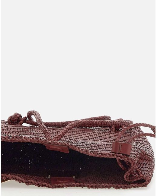 Dragon Diffusion Burgundy Hand-Woven Backpack in Purple | Lyst