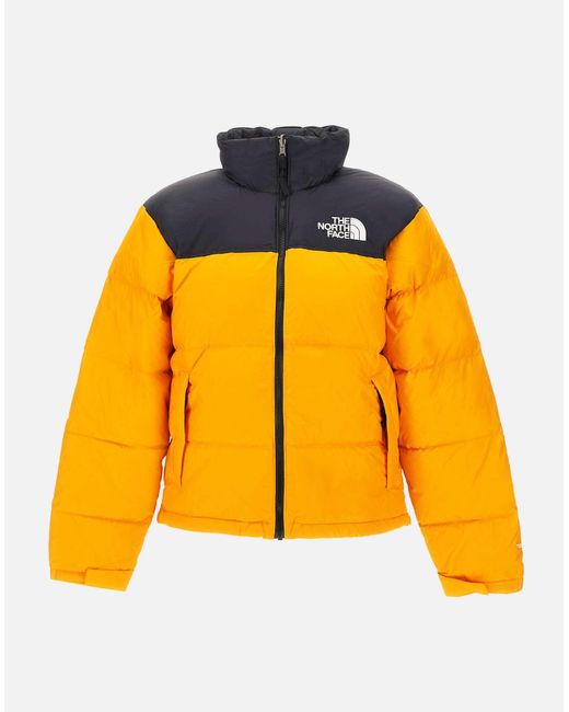 The North Face Retro Nuptse Down Jacket in Orange for Men | Lyst