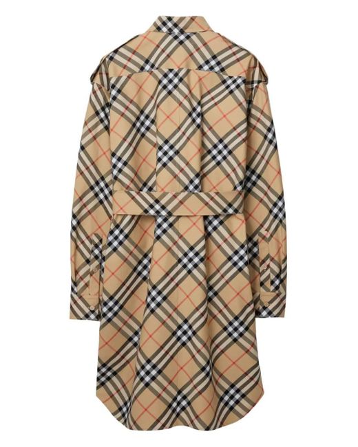 Burberry Vintage Check Dress With Belt | Lyst UK