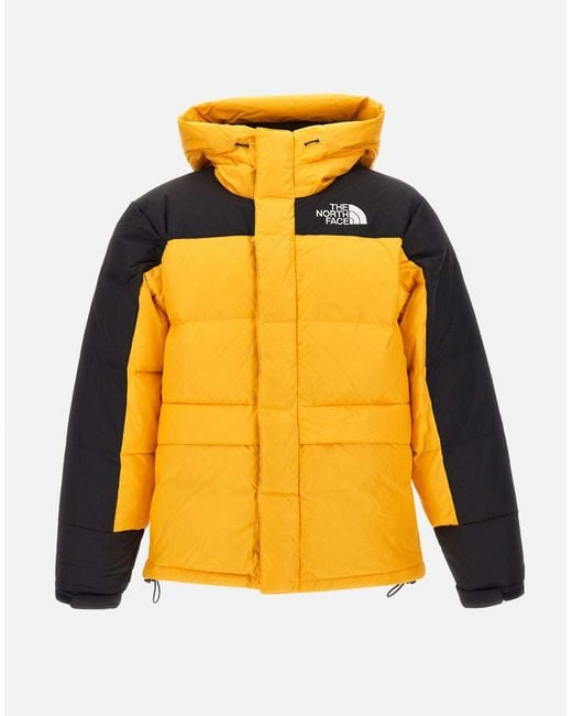 The North Face Himalayan Down Jacket in Yellow for Men | Lyst
