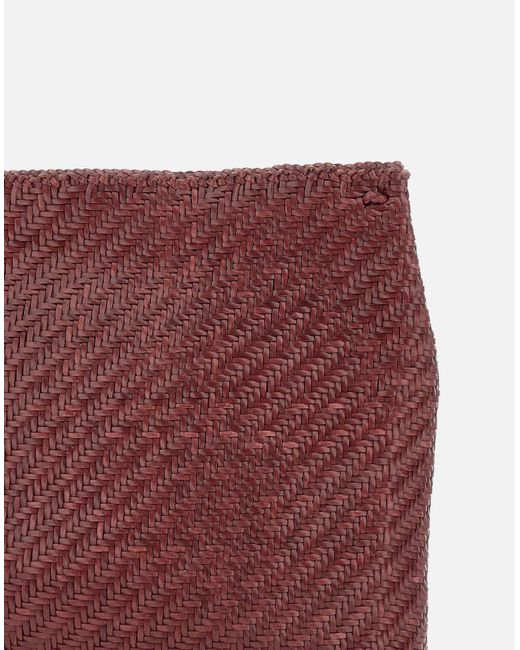 Dragon Diffusion Burgundy Hand-Woven Backpack in Purple | Lyst