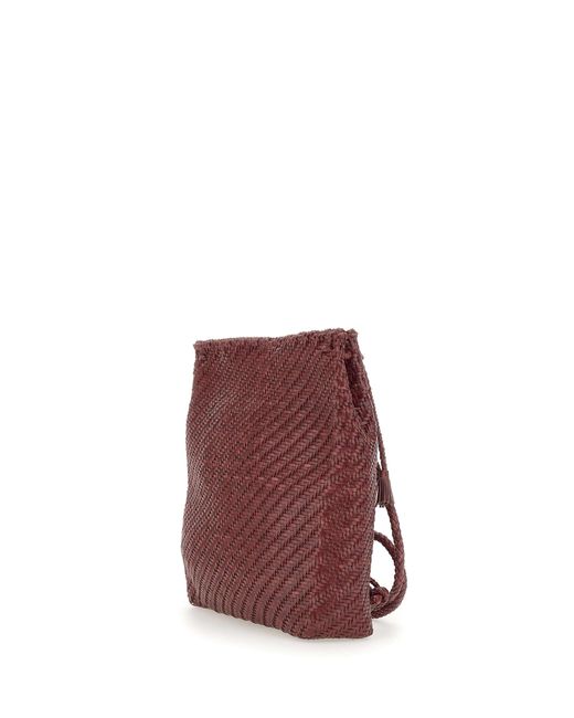 Dragon Diffusion Burgundy Hand-Woven Backpack in Purple | Lyst
