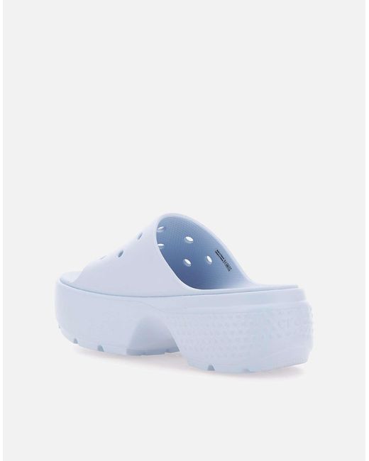 Crocs™ Powder Slide Sandals With Comfort Technology in Blue | Lyst