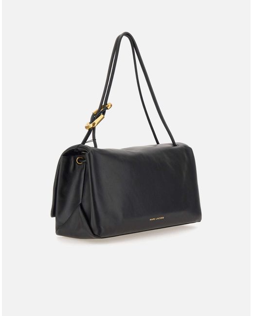 Marc Jacobs Smooth Leather Dual Top Handle Bag in Black | Lyst