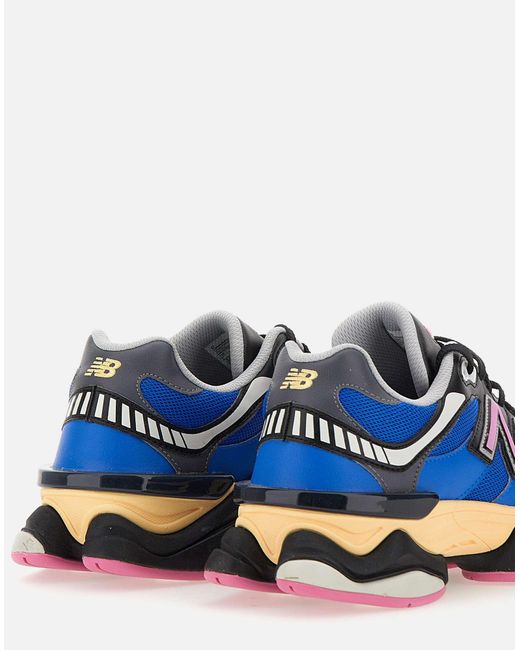 New Balance Multicolor Leather Mesh Sneakers in Blue | Lyst