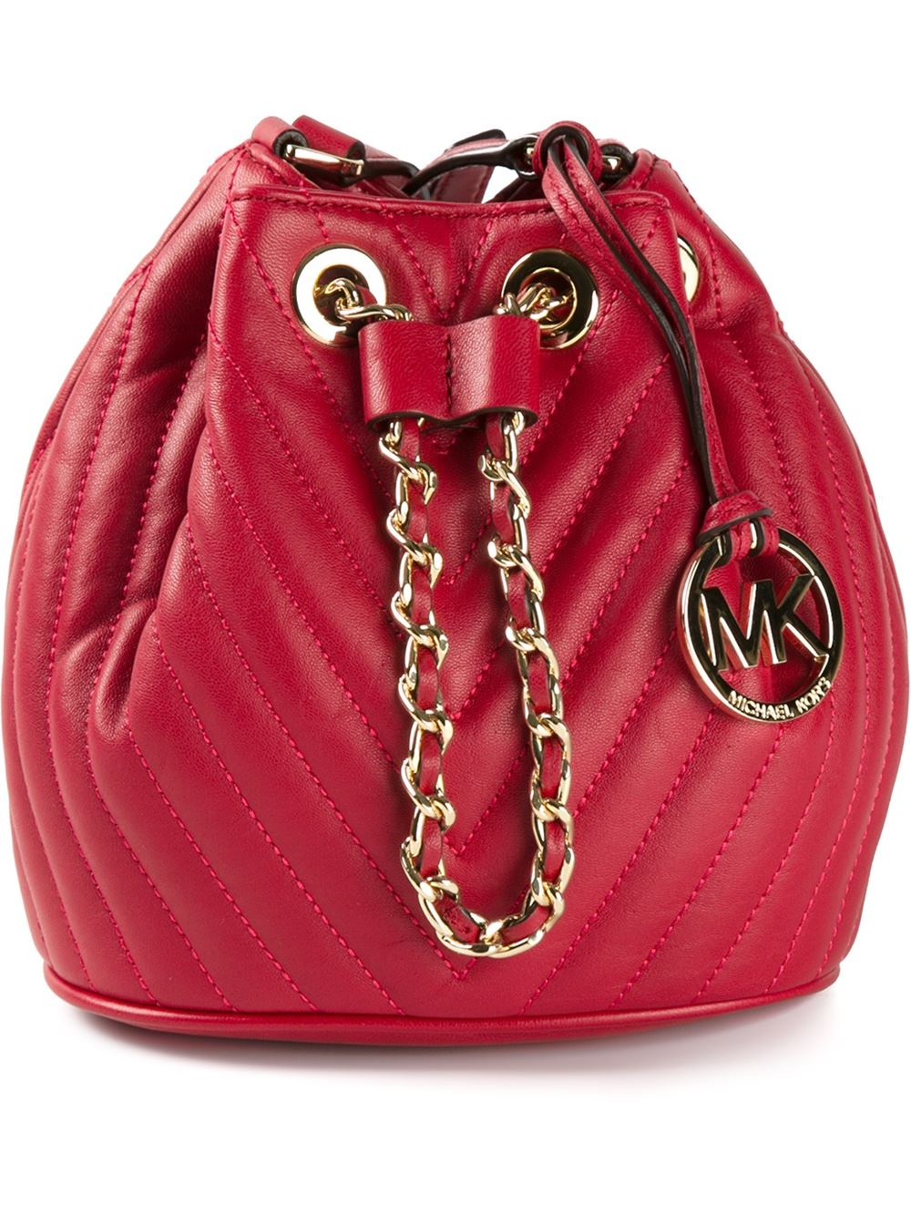 Michael Kors Red Backpack Purse Handbag | semashow.com