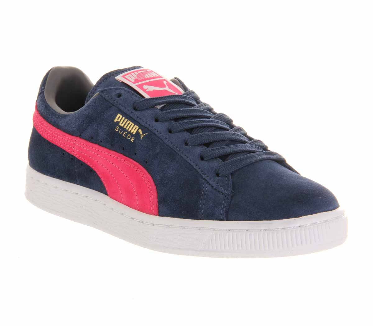 PUMA Suede Classic Dark Denim Flurp Pink Smu Exclusive in Blue for Men ...