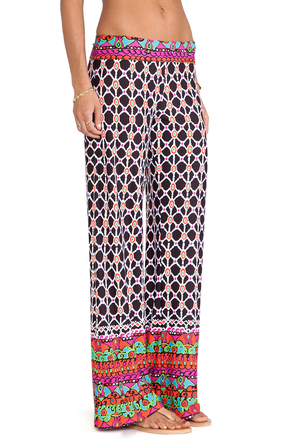 Trina Turk Venice Beach Wide Leg Pants Lyst