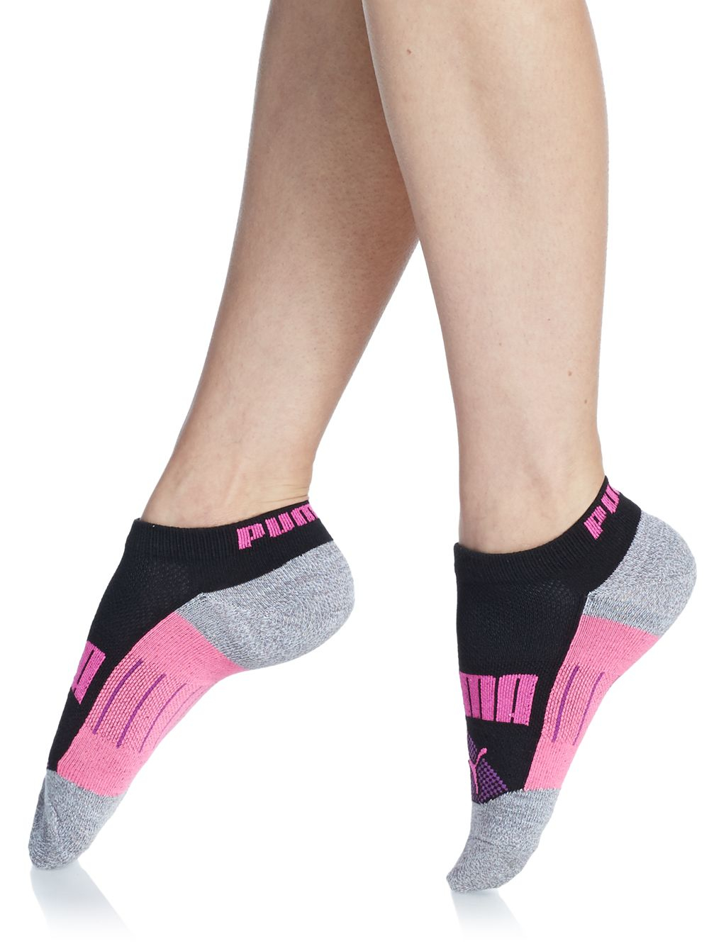 Puma Athletic Low-cut Anklet Socks/3-pack in Black | Lyst