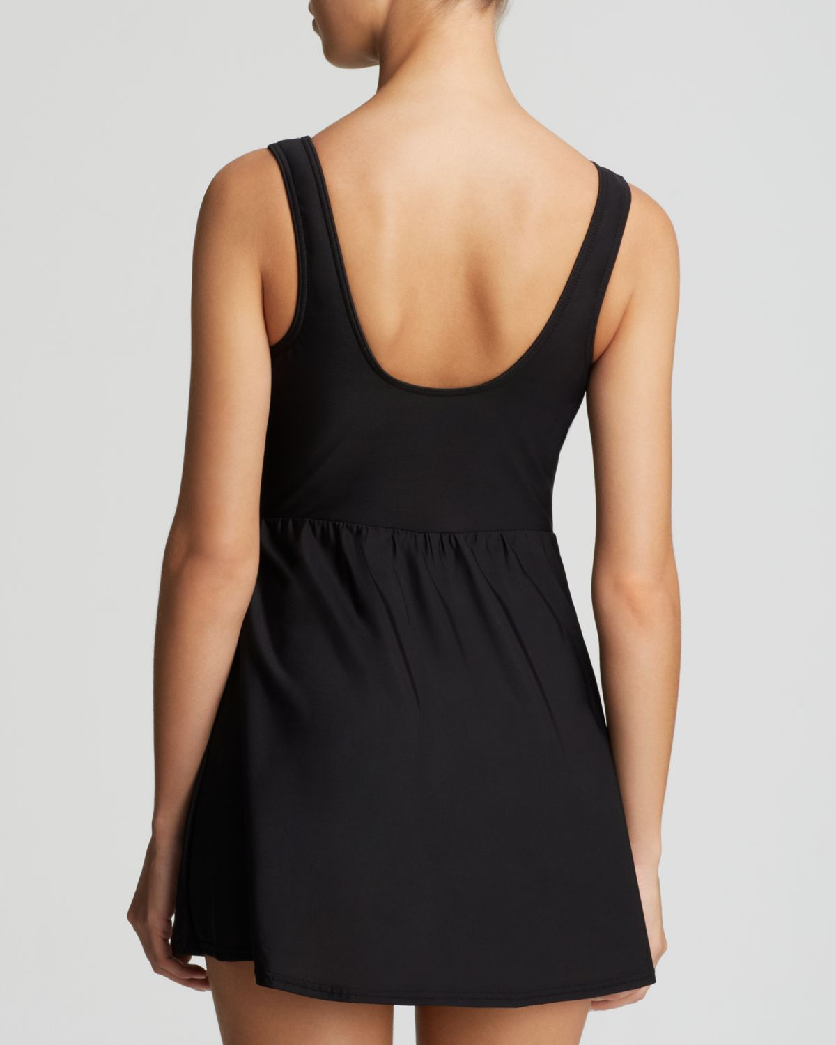 Miraclesuit Up And Coming Marais Swim Dress In Black Lyst