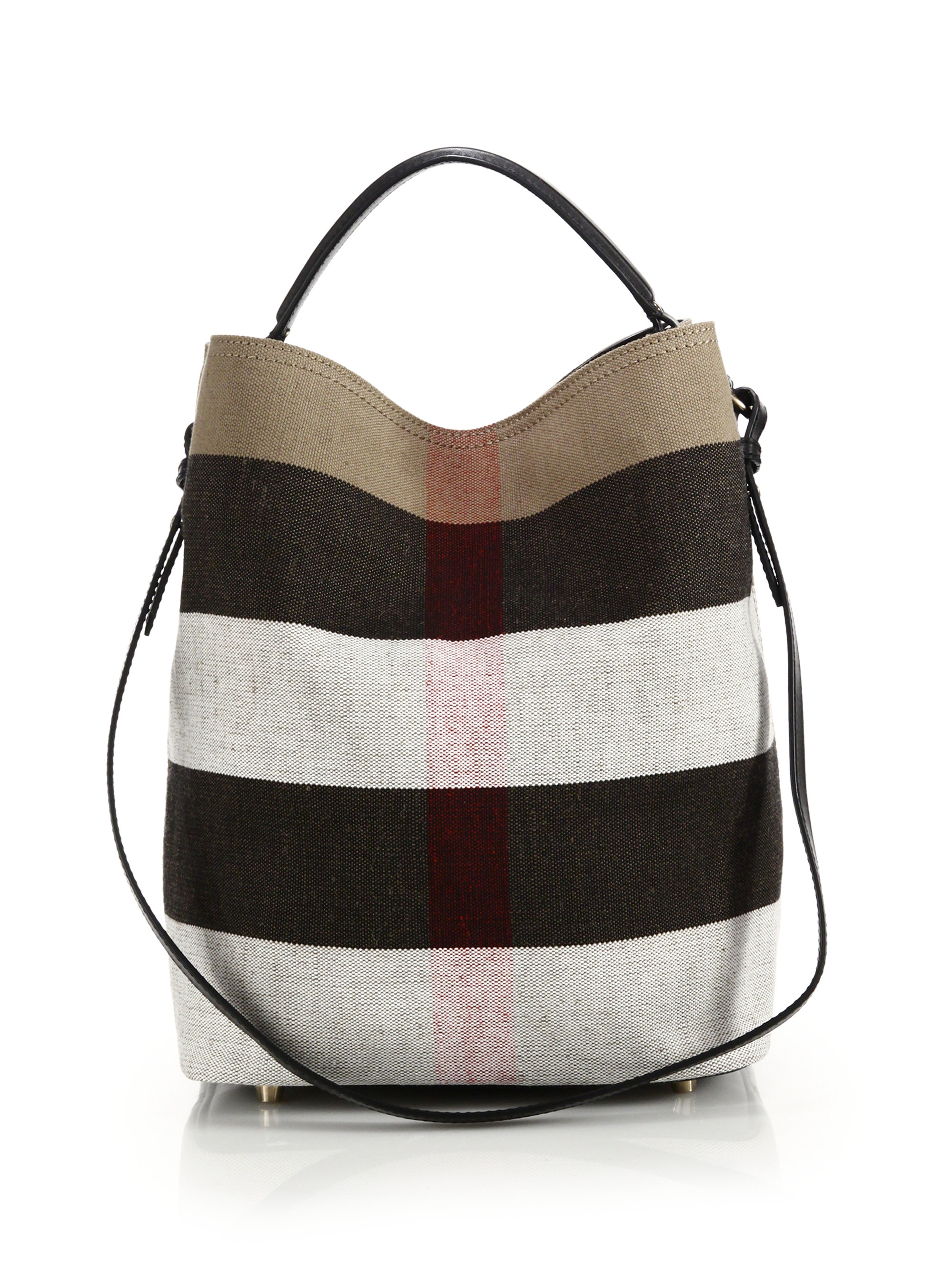 Burberry Ashby Medium Canvas Bucket Bag | semashow.com Burberry Ashby Medium Canvas Bucket Bag | semashow.com