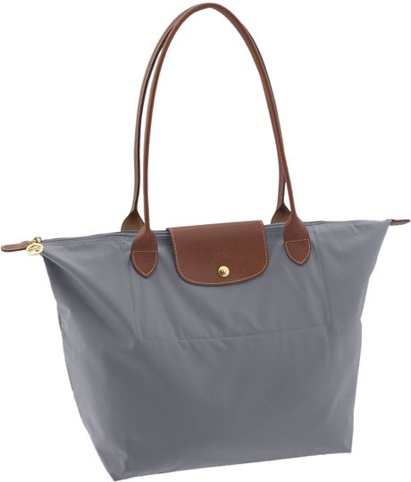 Longchamp Gray Tote Bags | IUCN Water