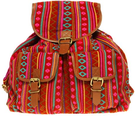 Red Leather Backpack Straps | semashow.com