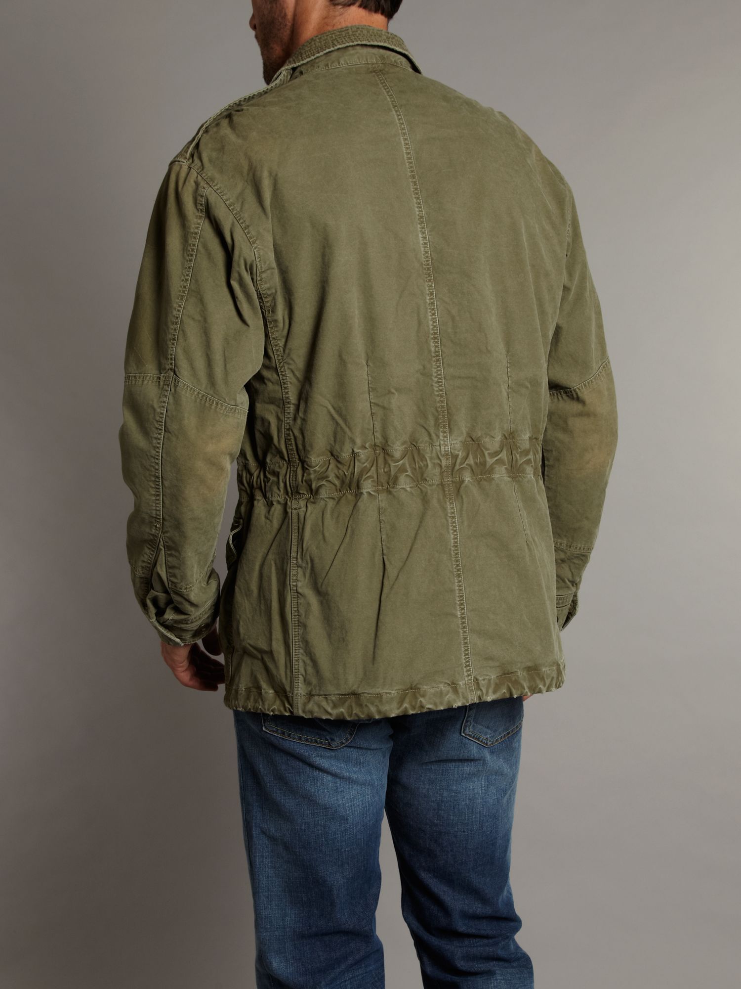 Polo Ralph Lauren Military Combat Jacket In Natural For Men Lyst