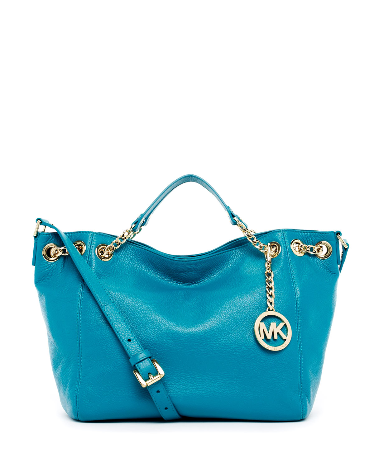Michael Kors Jet Set Purse Turquoise Blue | semashow.com