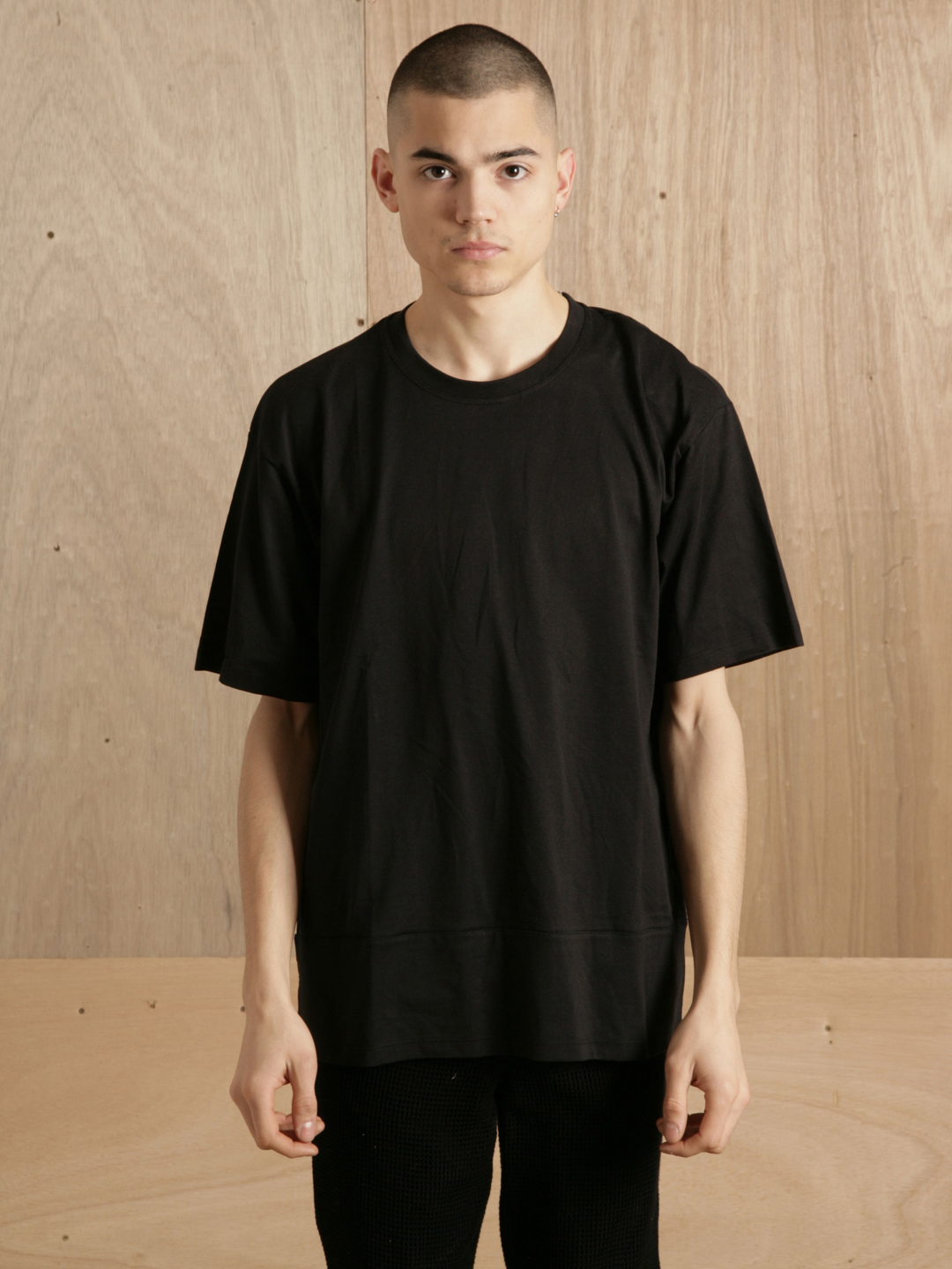 Raf Simons Raf Simons Mens Backless Tshirt in Black for Men | Lyst UK