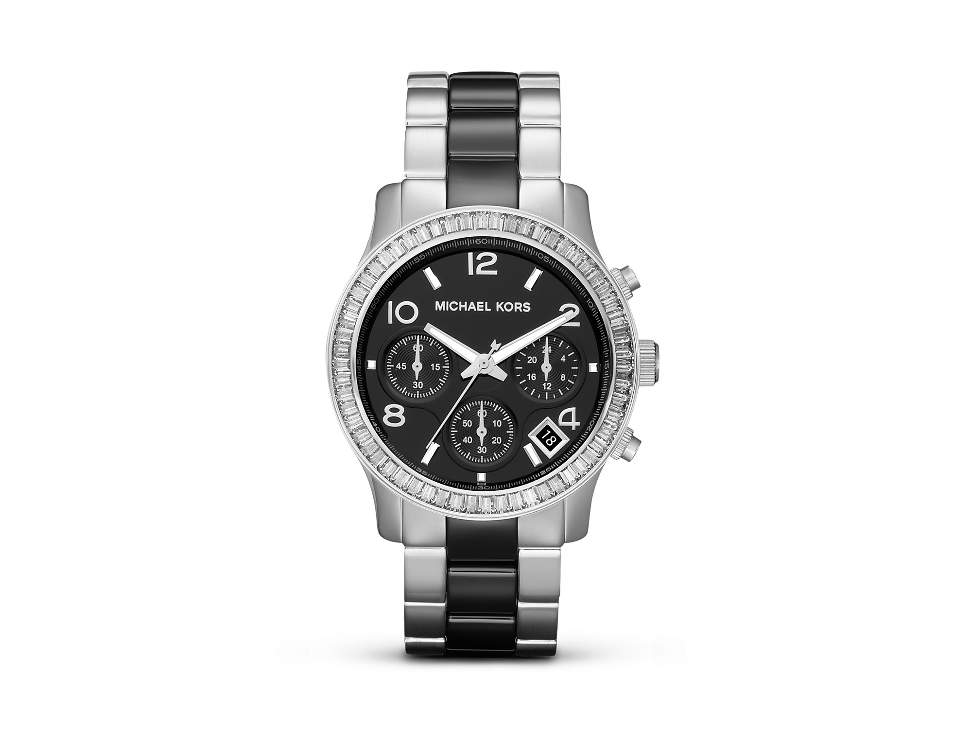Michael Kors Michael Runway Watch 39mm in Black (silver black) | Lyst