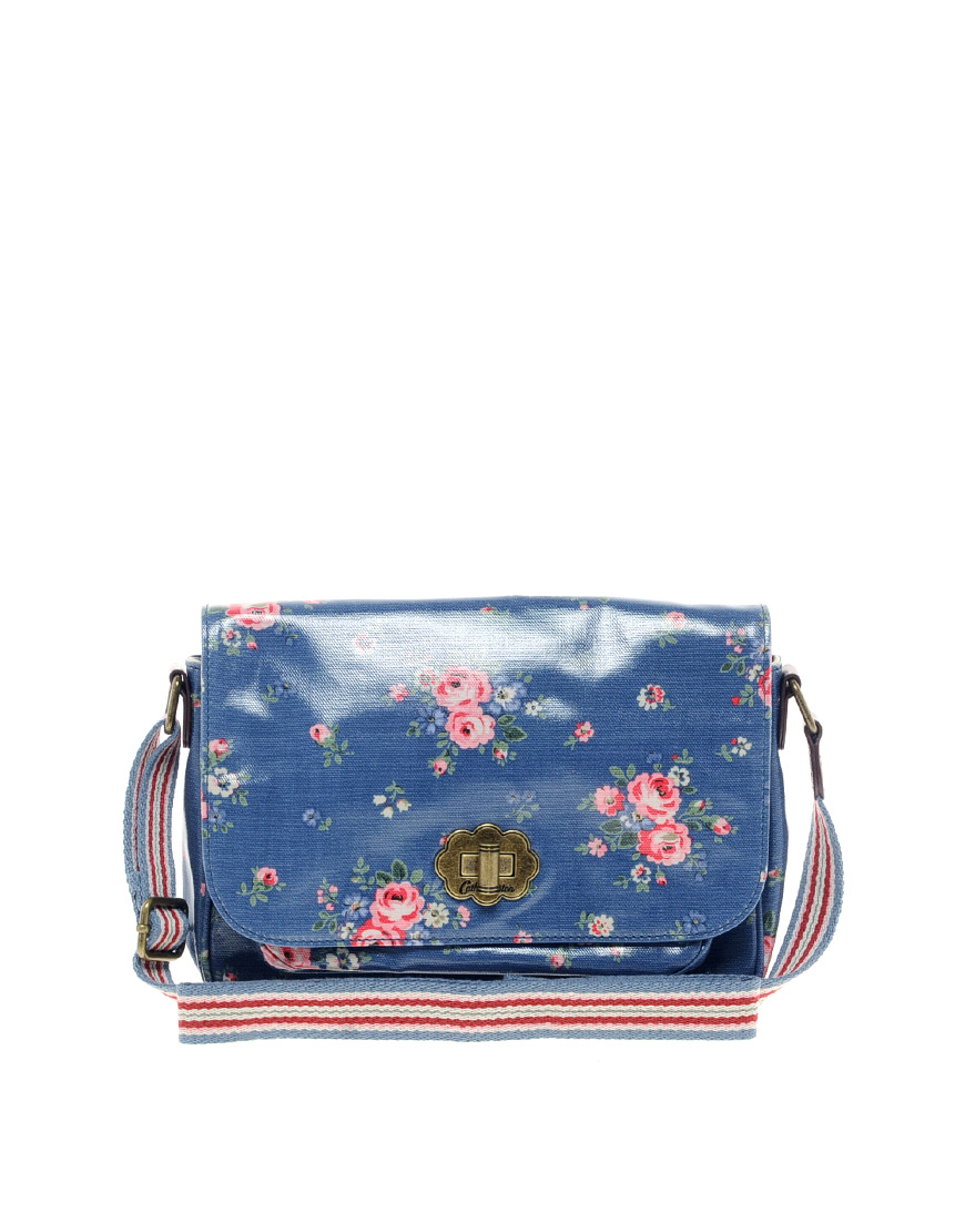 Lyst - Cath Kidston Large Slip Pocket Shoulder Bag in Blue