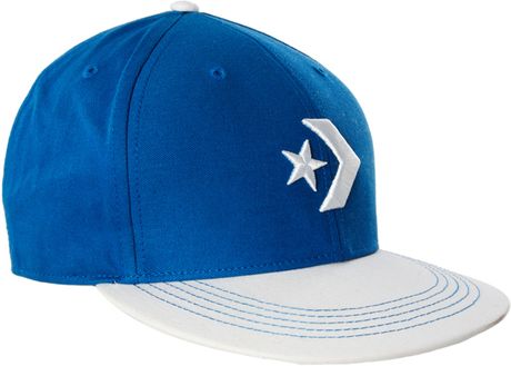 Converse Snapback Cap in Blue for Men | Lyst