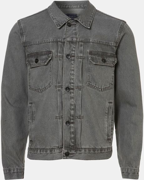 Topman Dyder Denim Jacket in Gray for Men (grey) | Lyst