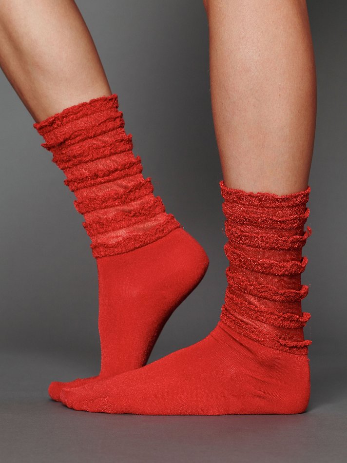 Baby Girl Red Ruffle Socks at Alonzo Caraway blog