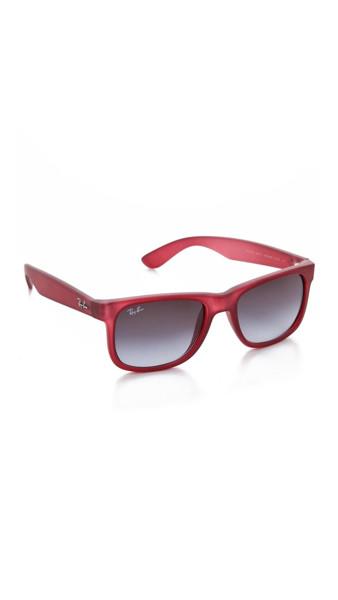 Ray-Ban Justin Sunglasses in Purple | Lyst