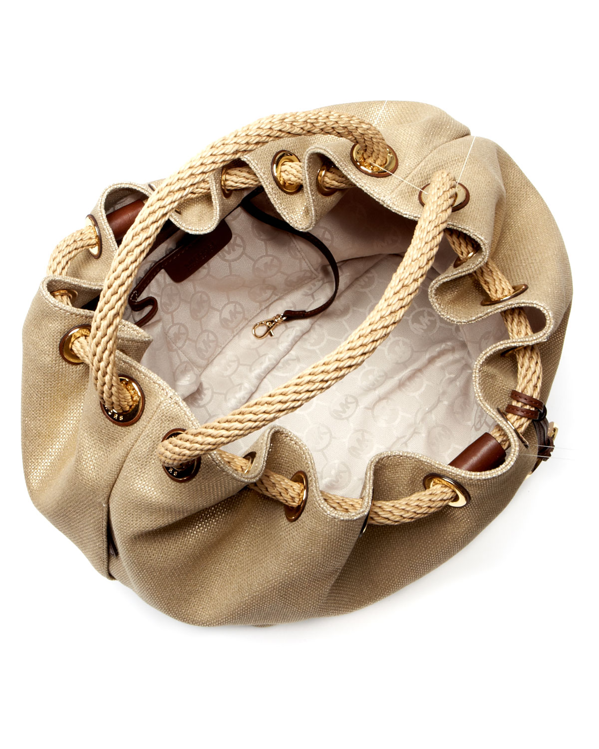 Michael Kors Canvas Tote Handbags | semashow.com