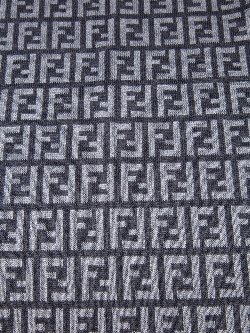 Fendi Logo Scarf in Grey (Grey) - Lyst