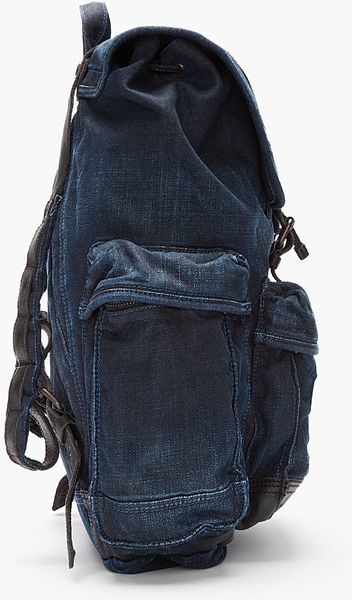 Diesel Denim Backpack in Blue for Men (indigo) | Lyst