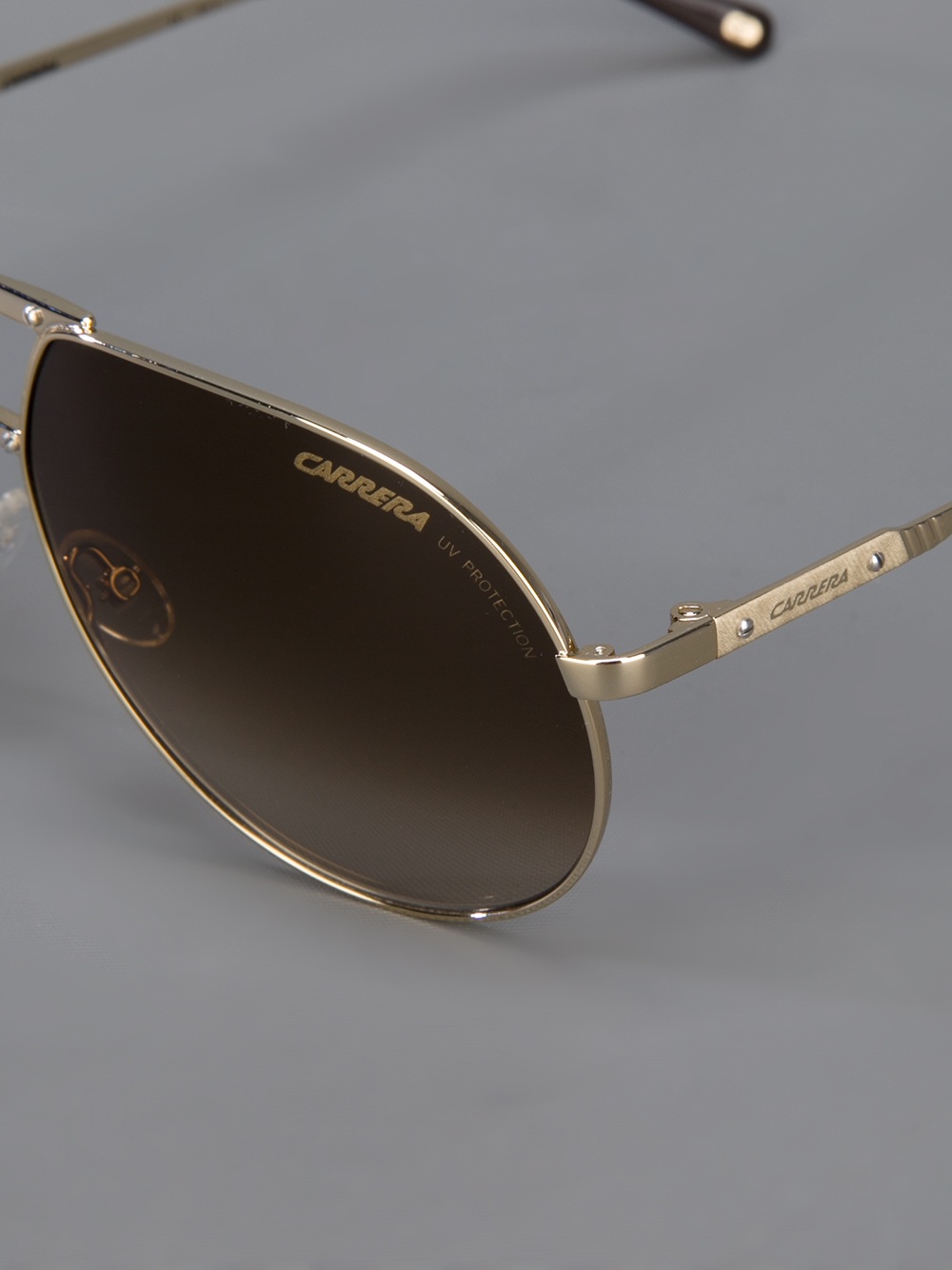 Carrera Aviator Sunglasses In Gold For Men Lyst