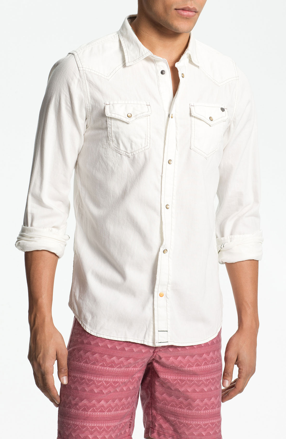 Diesel Sonora White Denim Western Shirt in White for Men (white denim ... Diesel Sonora White Denim Western Shirt in White for Men (white denim ...
