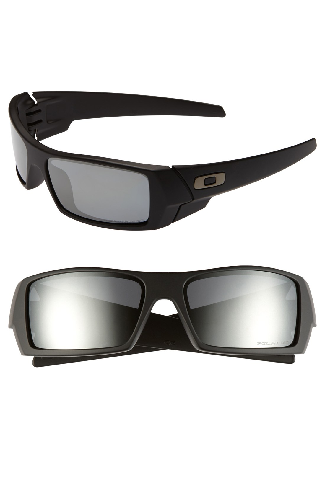 Oakley Gascan 60mm Polarized Sunglasses In Black For Men Matte Black Lyst