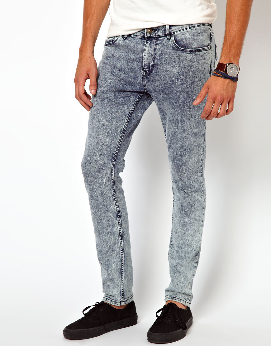 Lyst River Island Vinny Acid Wash Jeans In Gray For Men Lyst River Island Vinny Acid Wash Jeans In Gray For Men