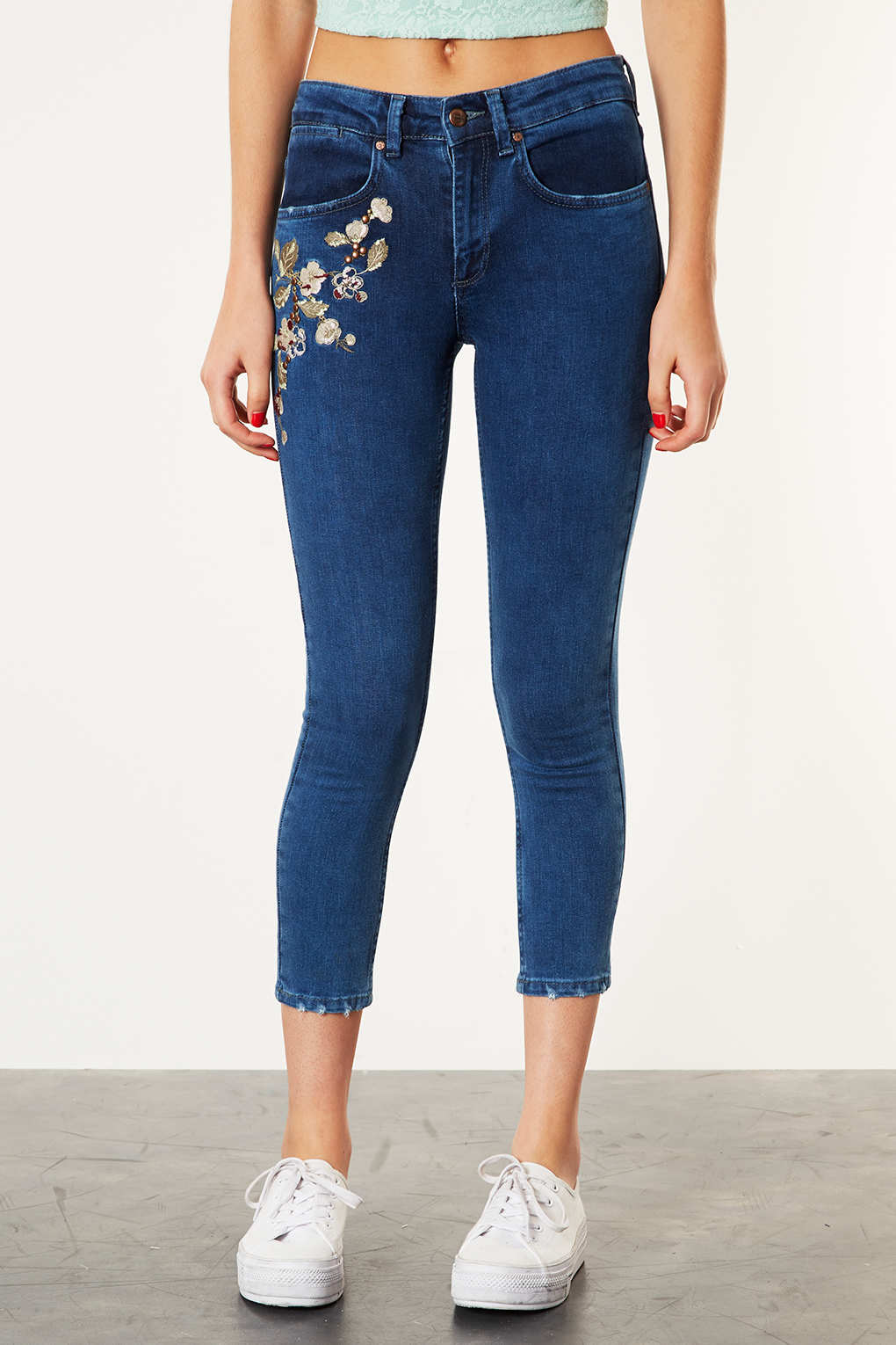 Embroidered Jeans