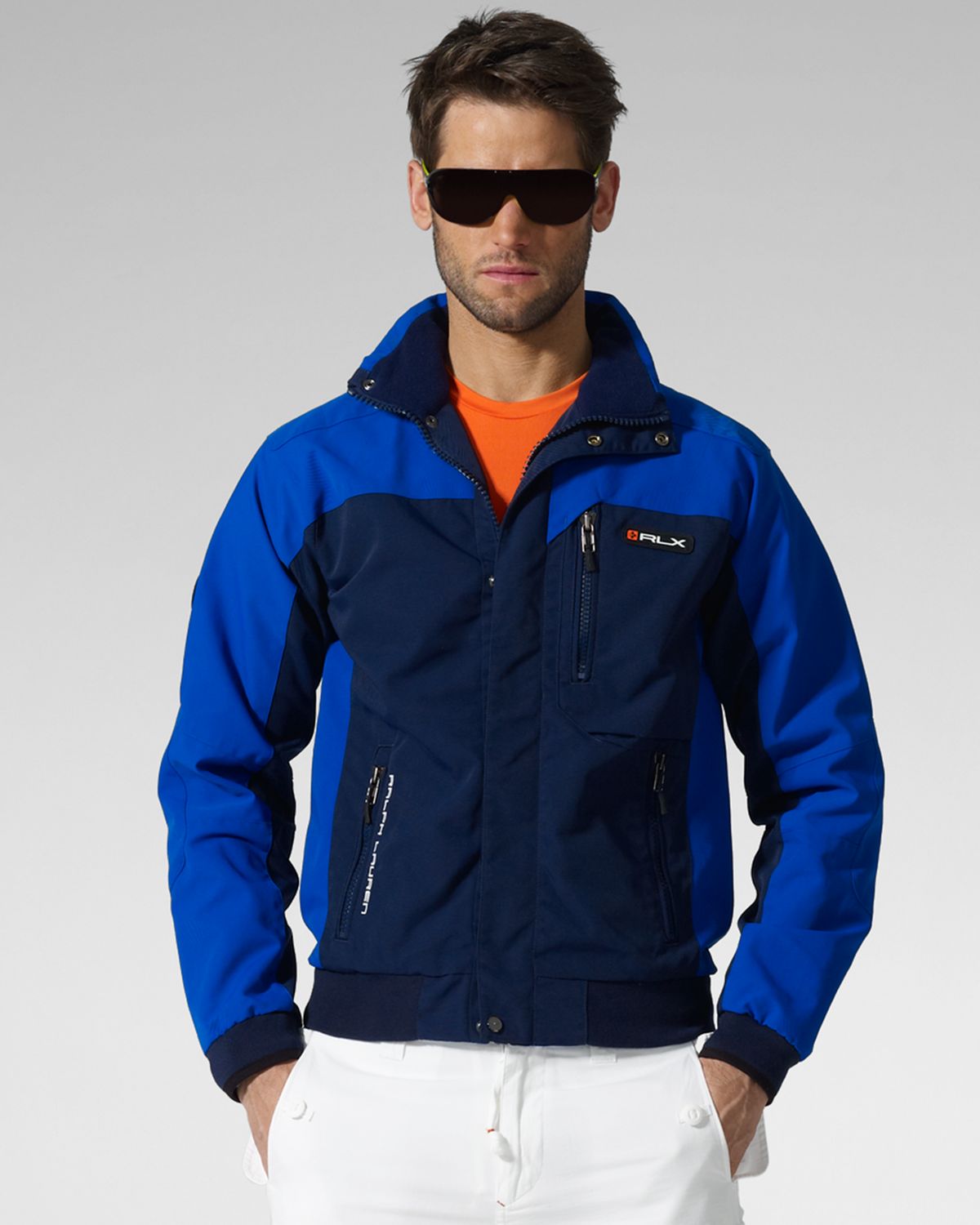 Lyst Ralph Lauren Rlx Mckinley Utility Jacket In Blue For Men