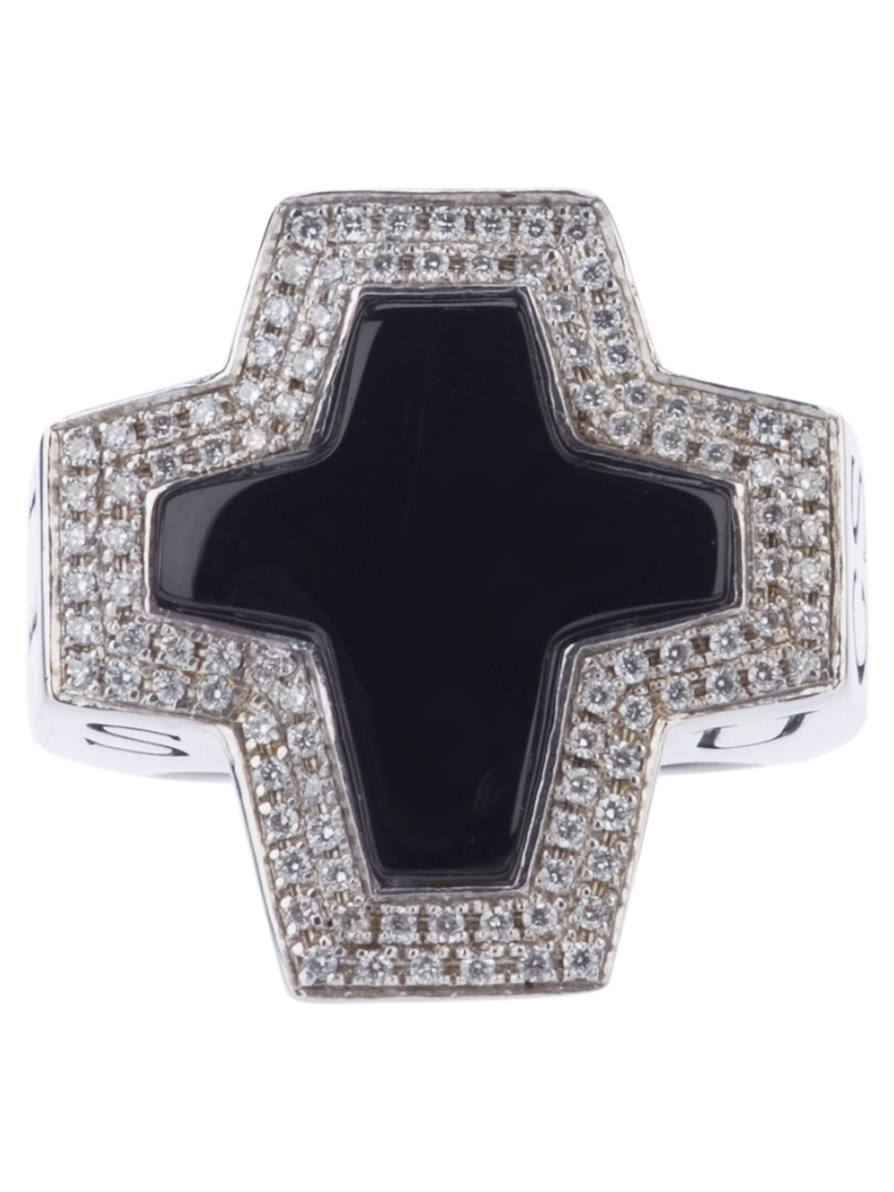 Stephen Webster Sex Drugs and Rock N Roll Cross Ring in Metallic | Lyst