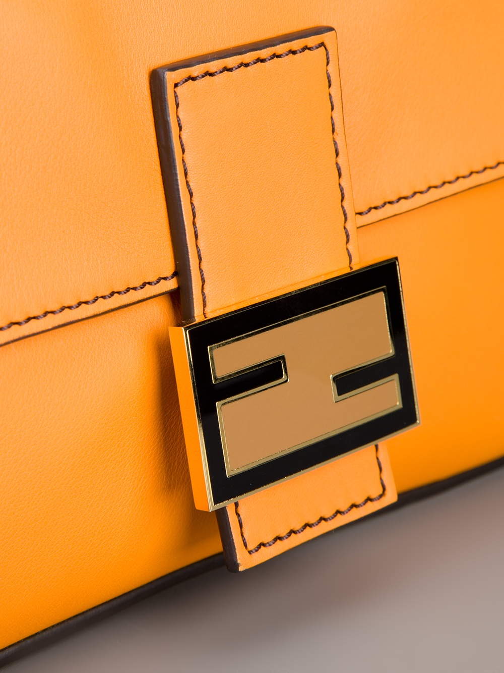 Fendi Baguette Bag in Orange - Lyst