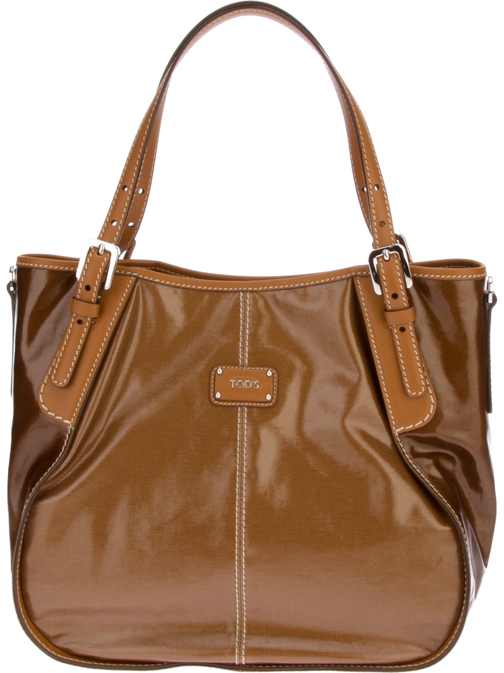 Tod's G Sacca Leather Bag in Brown | Lyst