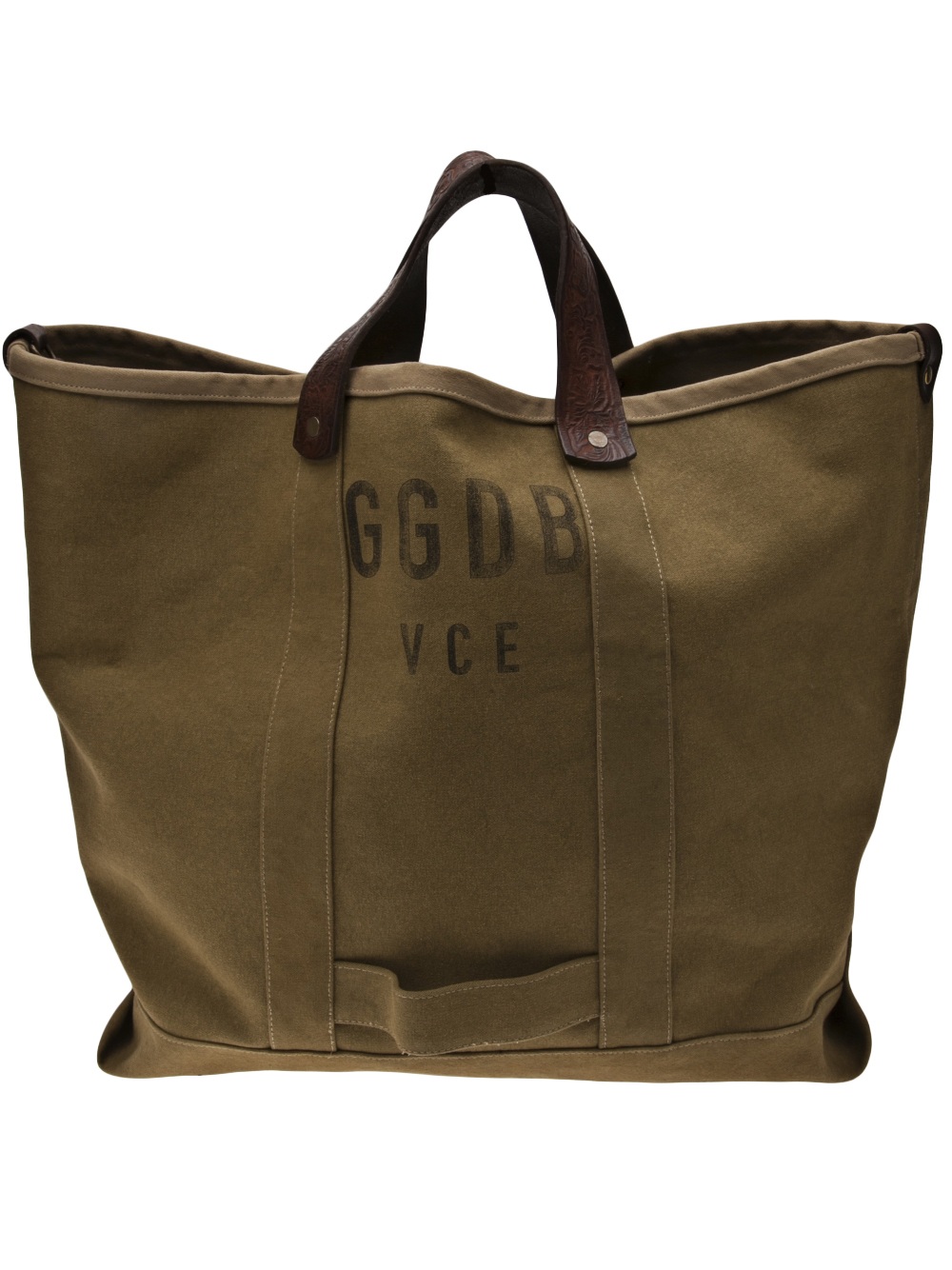 Golden Goose Canvas Tote in Brown | Lyst