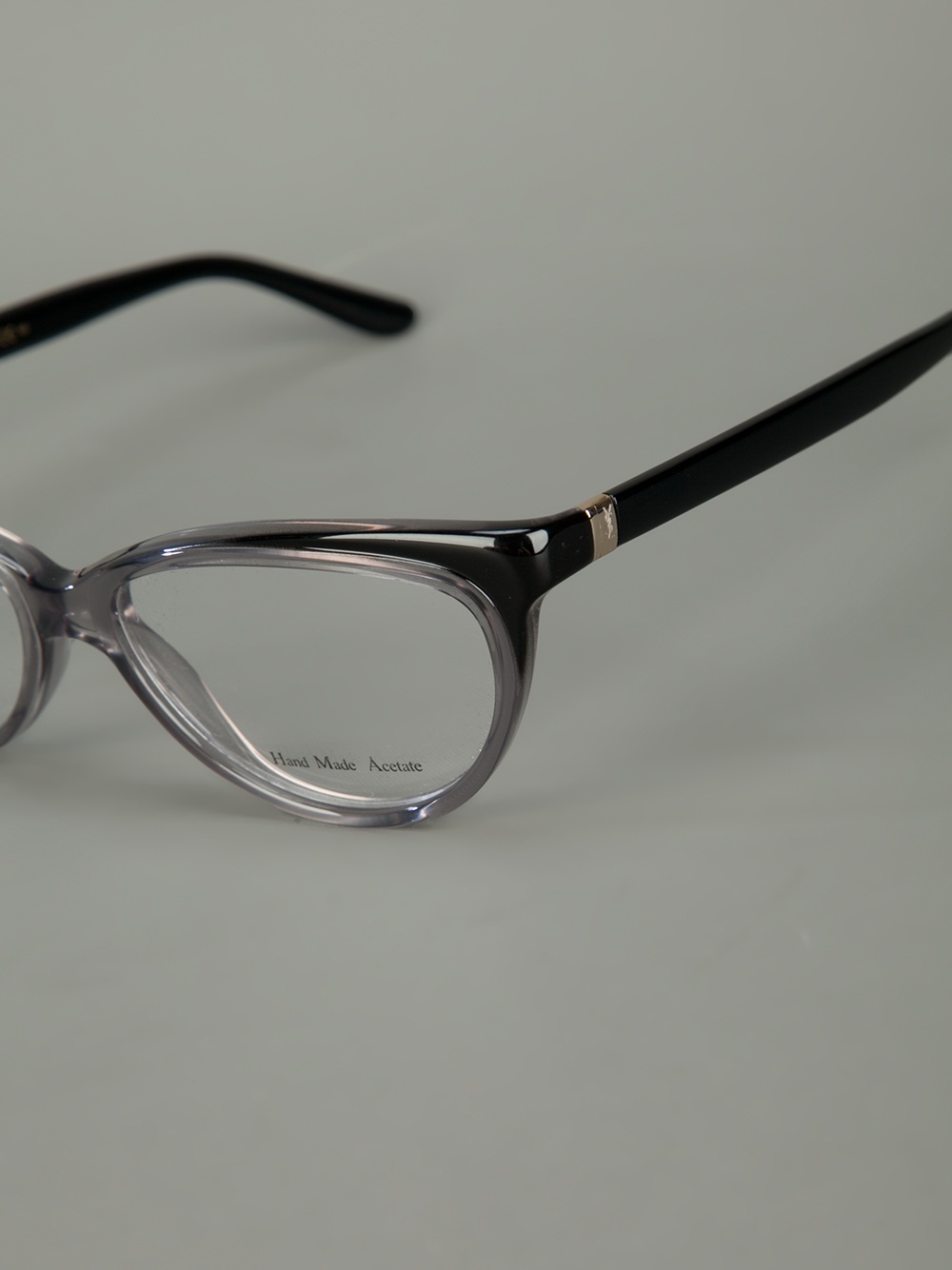 Saint Laurent Cat Eye Glasses In Grey Gray Lyst