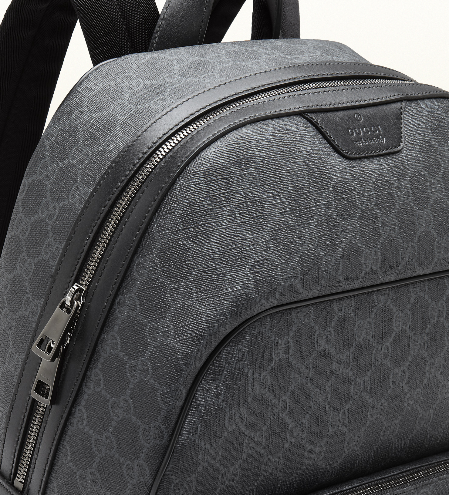 Gucci Gg Supreme Canvas Backpack in Grey (Gray) for Men - Lyst