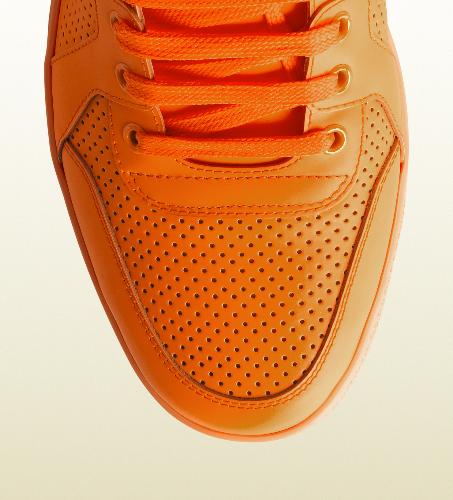 Gucci Shoes For Men High Tops Orange