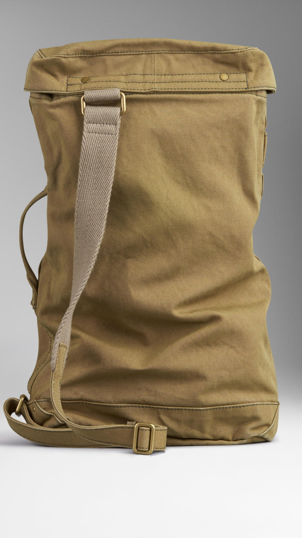 Burberry Cotton Canvas Military Backpack in Natural for Men - Lyst