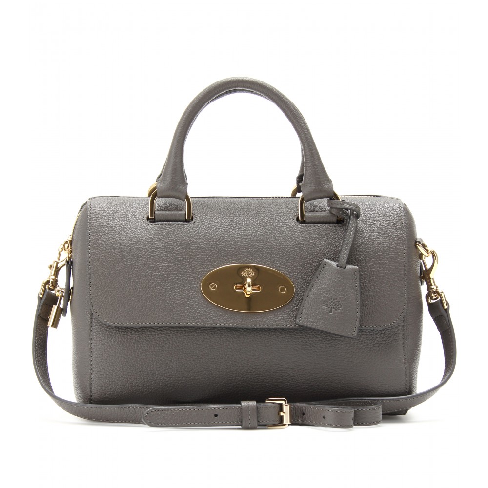 Mulberry Small Del Rey Leather Tote in Mole Grey (Grey) - Lyst